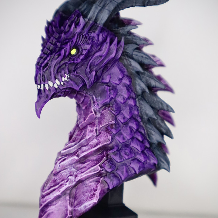 3D Print of Shadow Dragon Bust / Pre-Supported by zexii