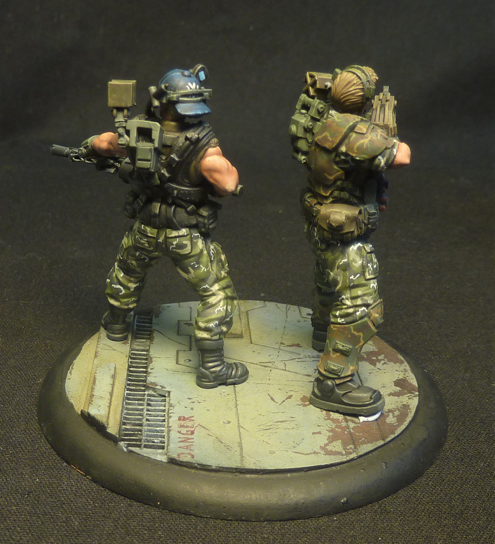 3D Printable HUMAN SPACE MARINE OJI ALKASID ACTIVE by PAPSIKELS MINIATURES