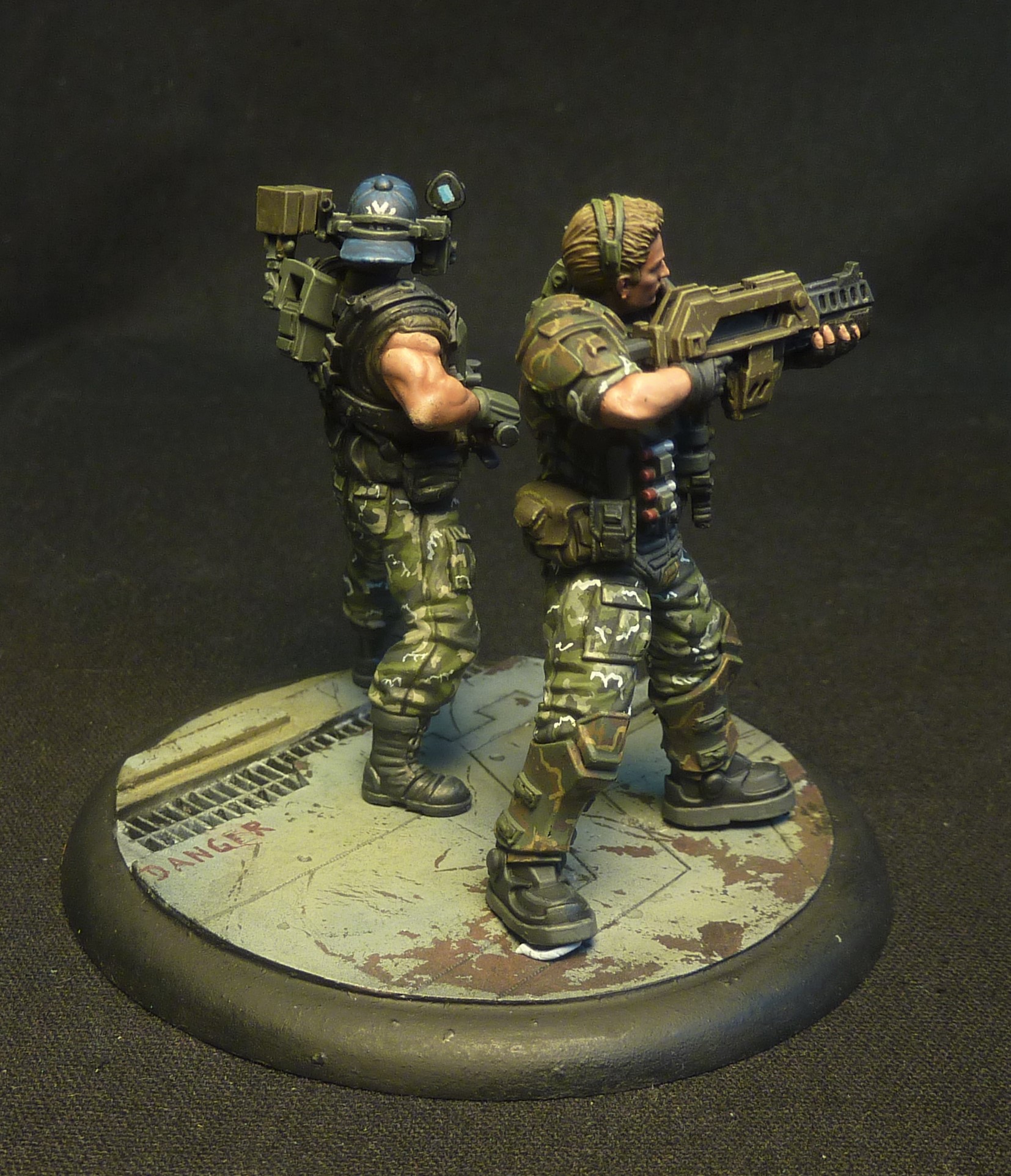 3D Printable HUMAN SPACE MARINE OJI ALKASID ACTIVE by PAPSIKELS MINIATURES