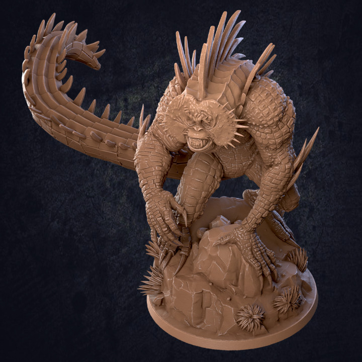 3D Printable Skunk Ape - Presupported by The Dragon Trappers Lodge