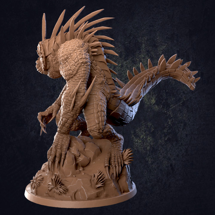 3D Printable Skunk Ape - Presupported by The Dragon Trappers Lodge