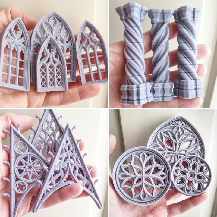 3D Printable Gothic Cathedral by Gothic Things