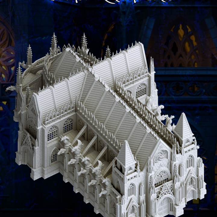 3D Printable Gothic Cathedral by Gothic Things