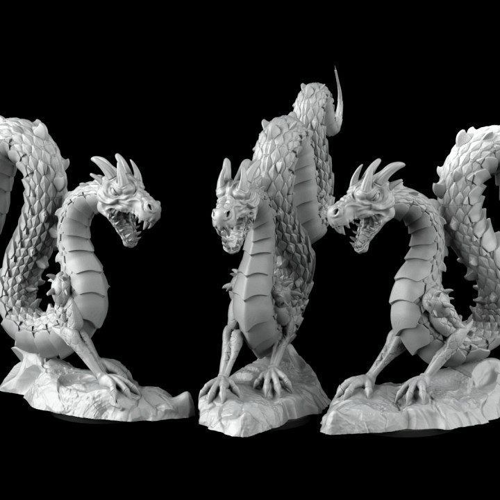 3D Printable Wyrms by Crosslances
