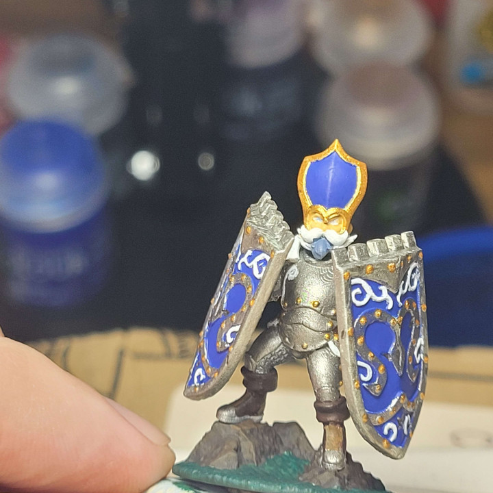 3D Print of Gerblin - Shield Gnome Warrior by anonymouswatrous