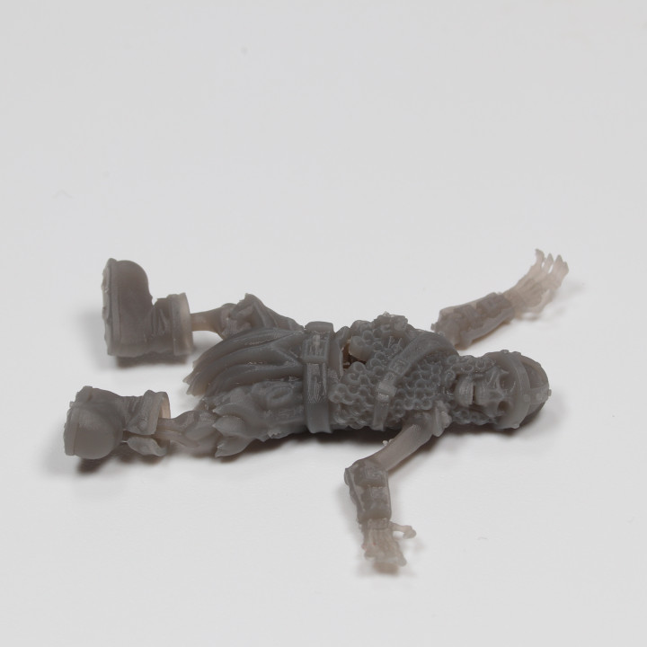 3D Printable Dead Skeleton - Chainmail by Runeforge Studios