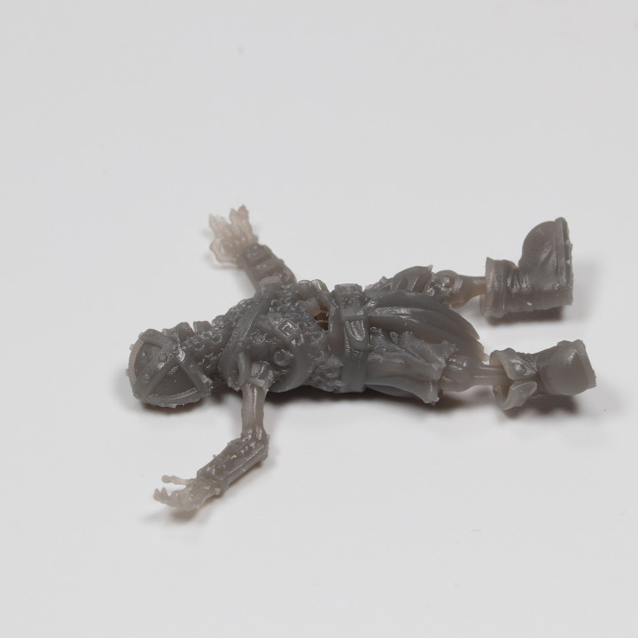 3D Printable Dead Skeleton - Chainmail by Runeforge Studios