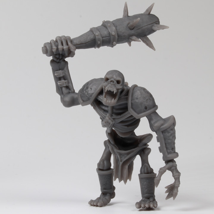 3D Printable Skeletal Ogre - Armored by Runeforge Studios