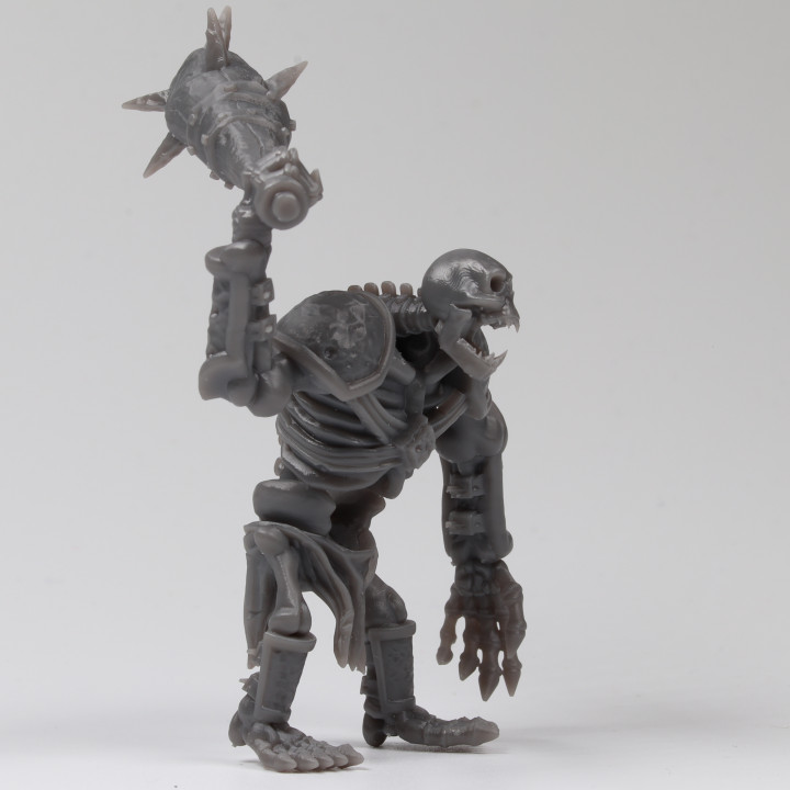 3D Printable Skeletal Ogre - Armored by Runeforge Studios
