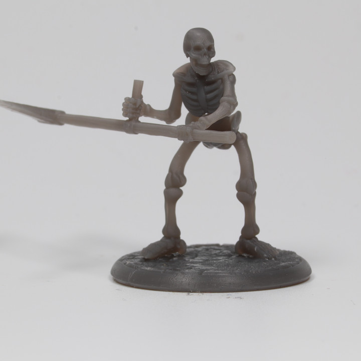 3D Printable Skeleton - Scythe by Runeforge Studios