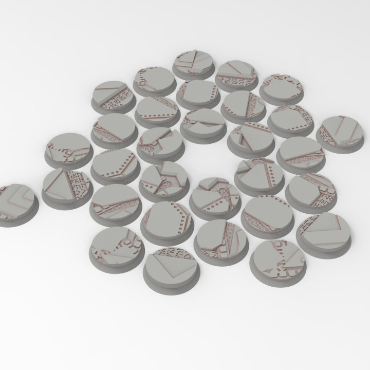 3D Printable Set of bases for dwarf mine by Proxywars