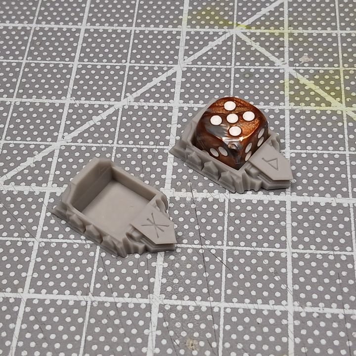 3D Printable Wound Tracker for dwarf mine supremacy battle by Proxywars