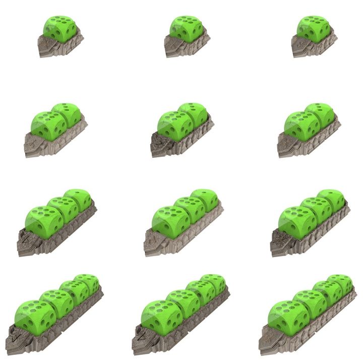 3D Printable Wound Tracker for dwarf mine supremacy battle by Proxywars