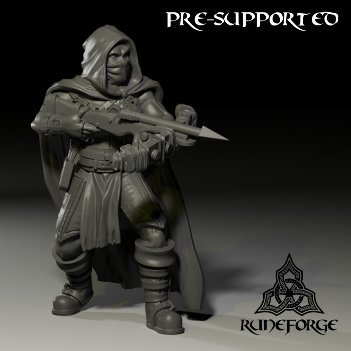 3D Printable Rogue - Heavy Crossbow by Runeforge Studios