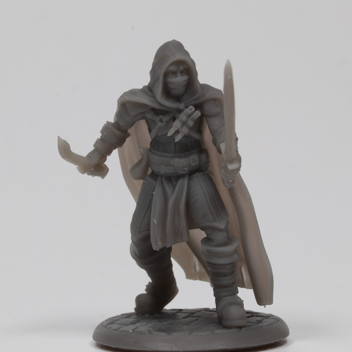 3D Printable Rogue - Sword and Dagger by Runeforge Studios