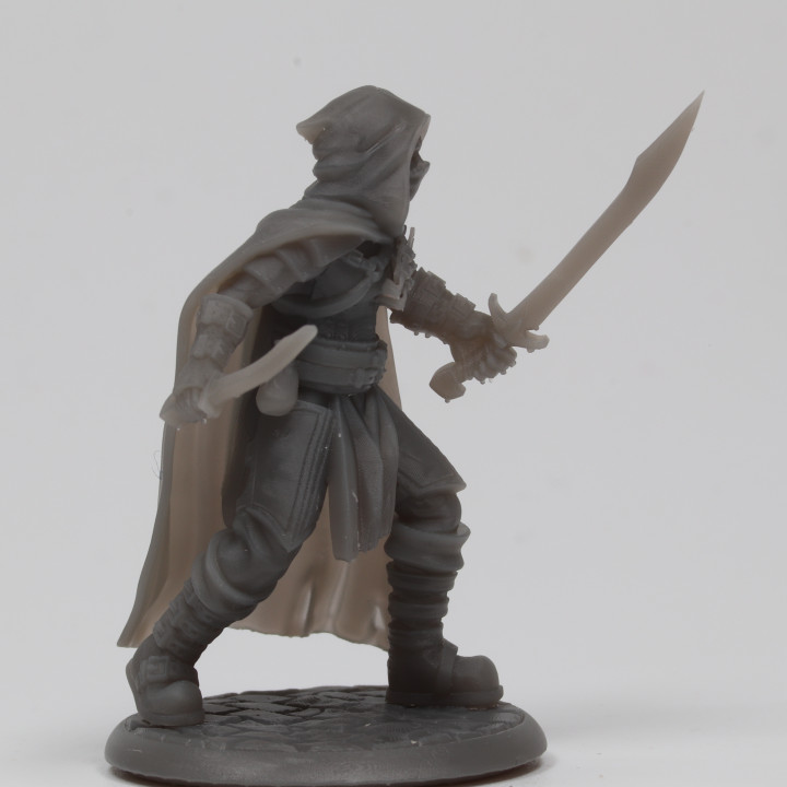 3D Printable Rogue - Sword and Dagger by Runeforge Studios