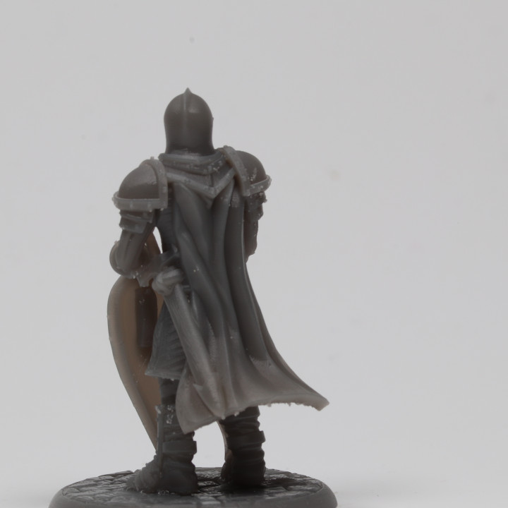 3D Printable City Guard - Distracted Guard - Listening by Runeforge Studios
