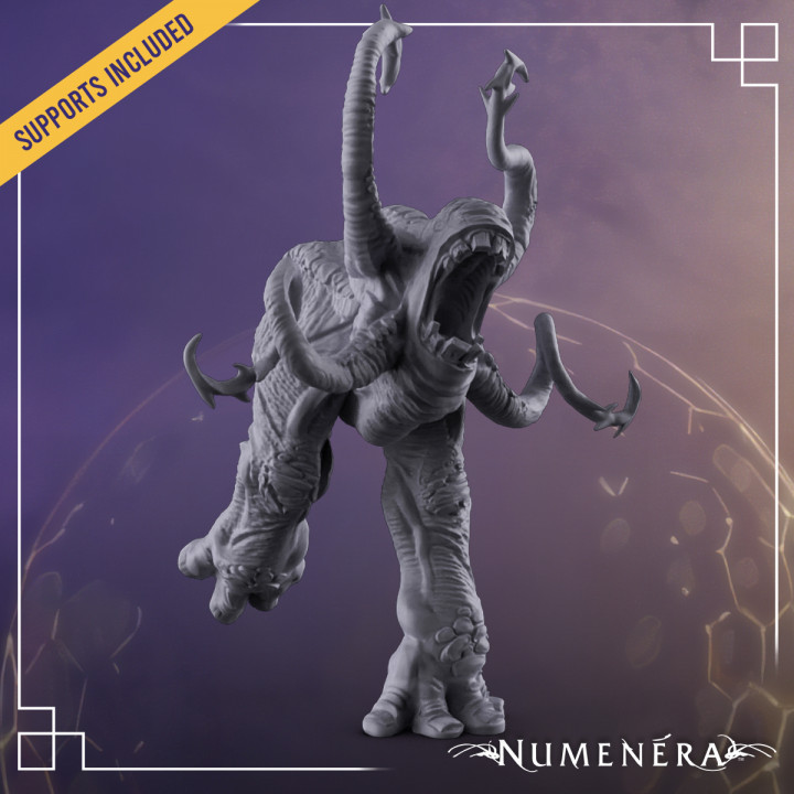 3D Printable Numenera - Bellowheart - Gargantuan Pack by Draco Studios