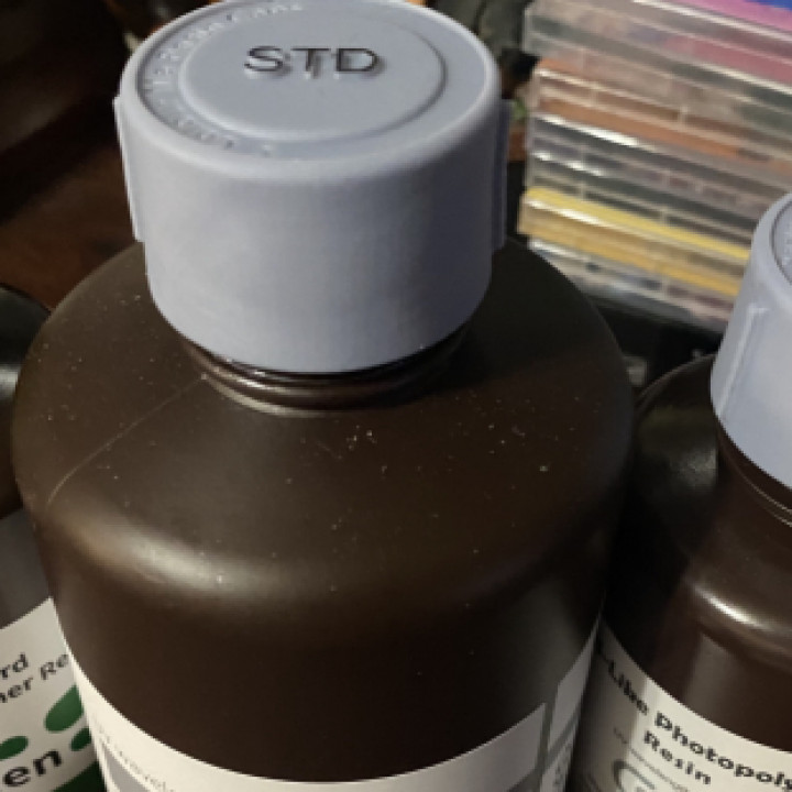 3D Printable Colour Me Resin Replacement Caps by Chizl