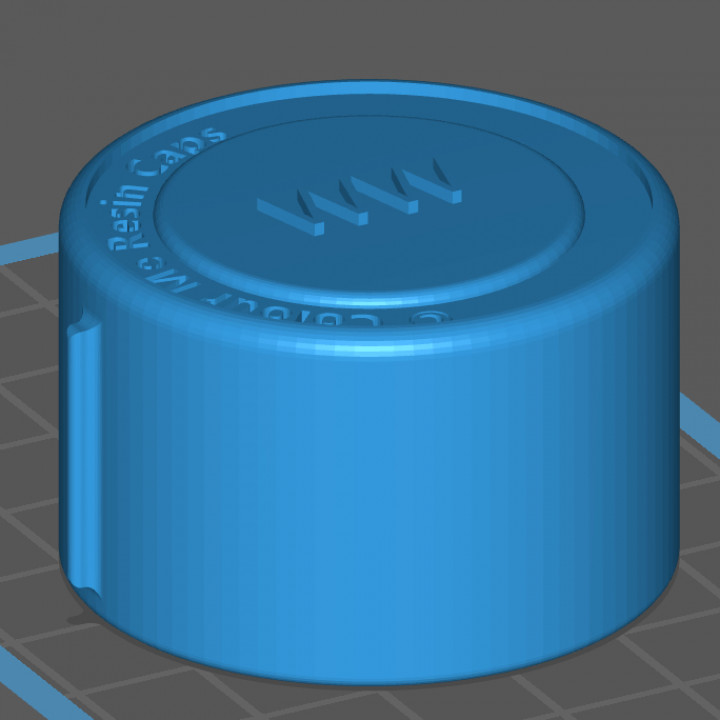 3D Printable Colour Me Resin Replacement Caps by Chizl