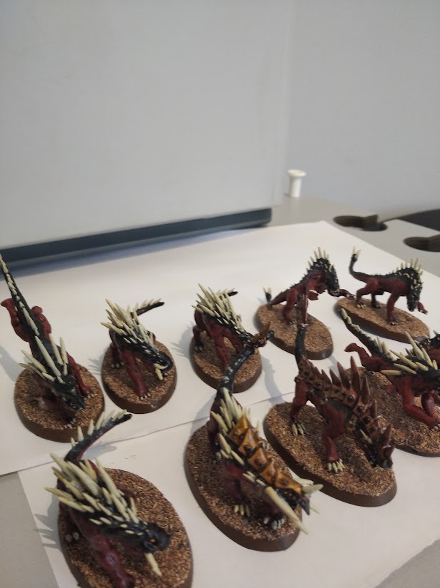 3D Printable Demon Dogs - Beasts - Cursed Elves by Edge Miniatures