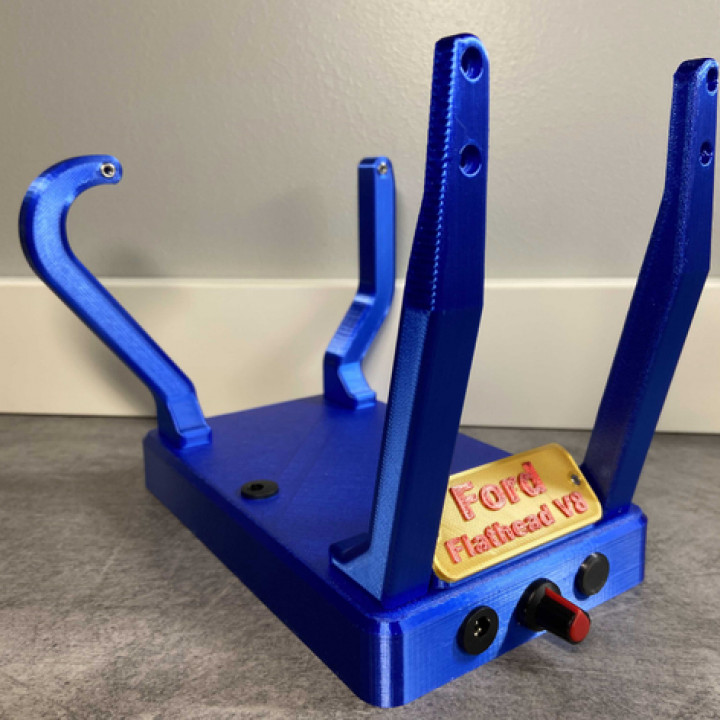 3D Printable Ford FlatHead V8 (8/14) / Engine Stand by CANAVESE DANIEL