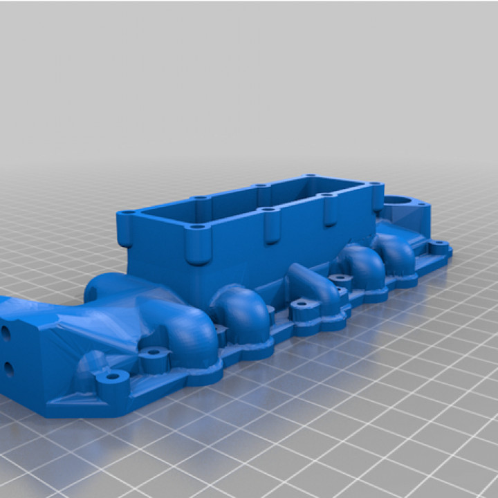 3D Printable Ford FlatHead V8 (10/14) / Intake Manifold remix by ...