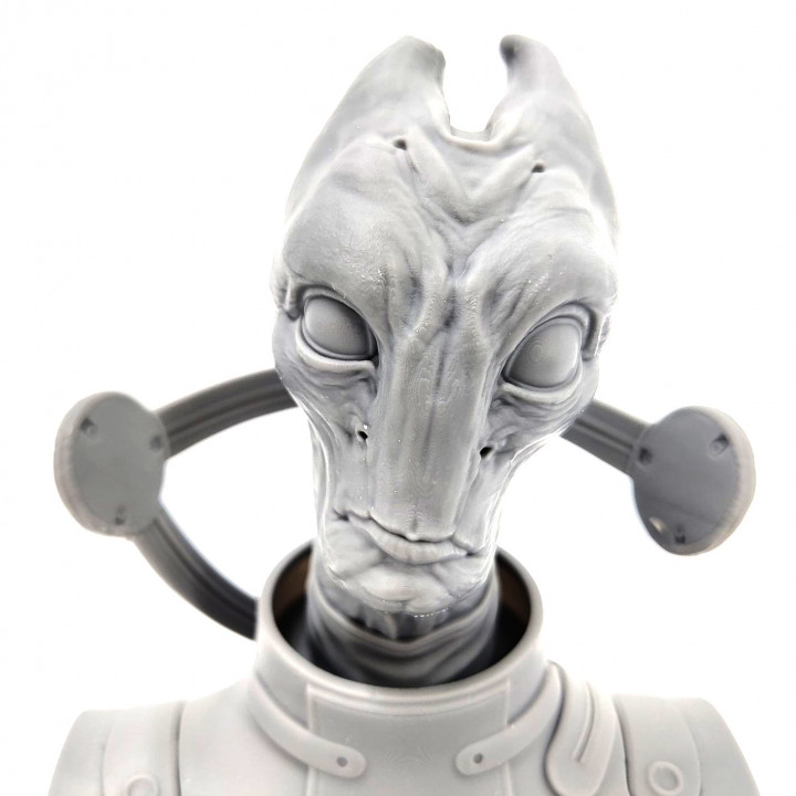 3D Printable Mordin Solus (Mass Effect Fan Art) by Mini Monster Mayhem