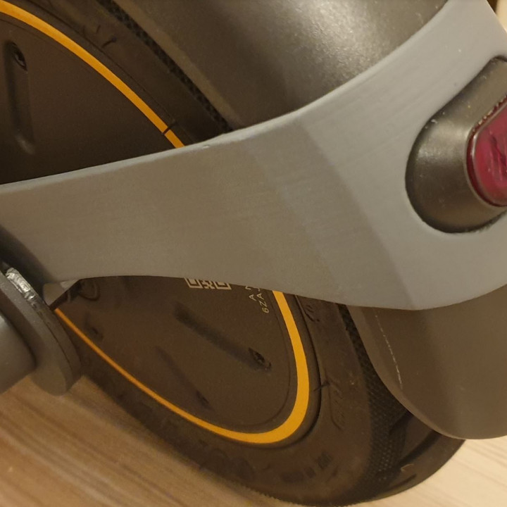 3D Printable Rear fender support for Ninebot MAX G30 by Vjatseslav Shilkin