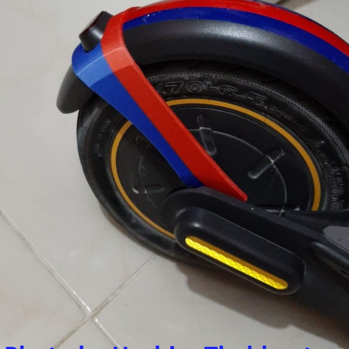 3D Printable Rear fender support for Ninebot MAX G30 by Vjatseslav Shilkin