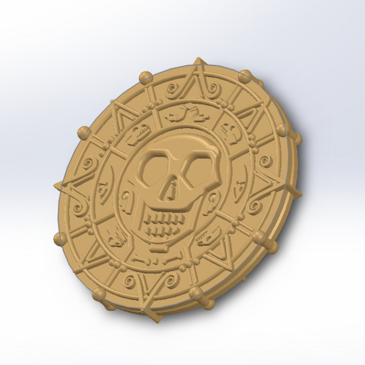 3D Printable Pirates Coin by Ivo