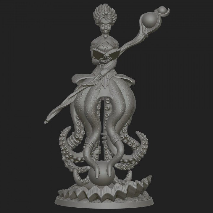 3D Printable Octo Mermaid by Kawna Minis