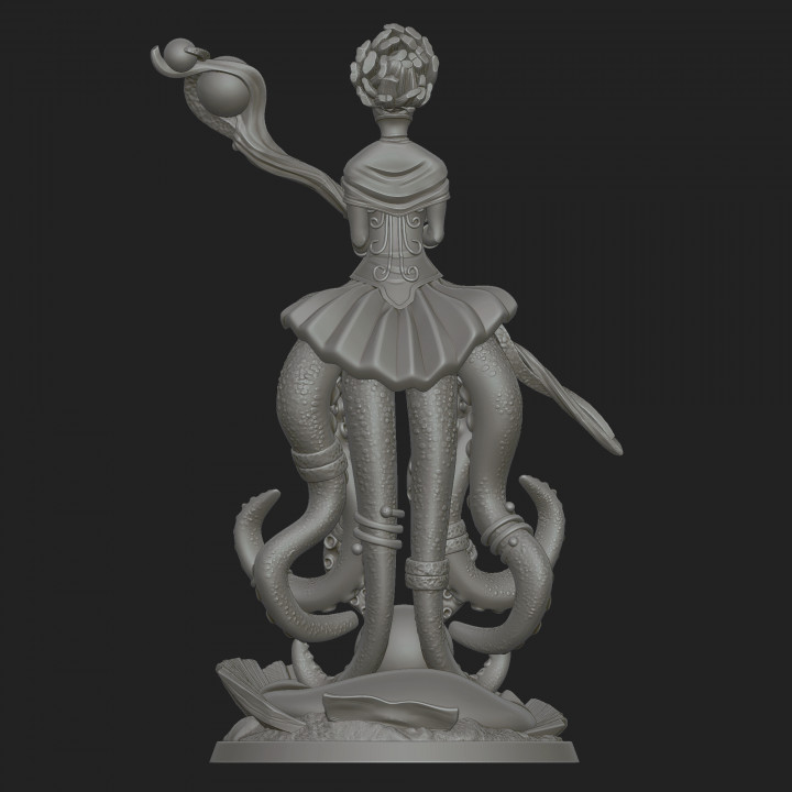 3D Printable Octo Mermaid by Kawna Minis
