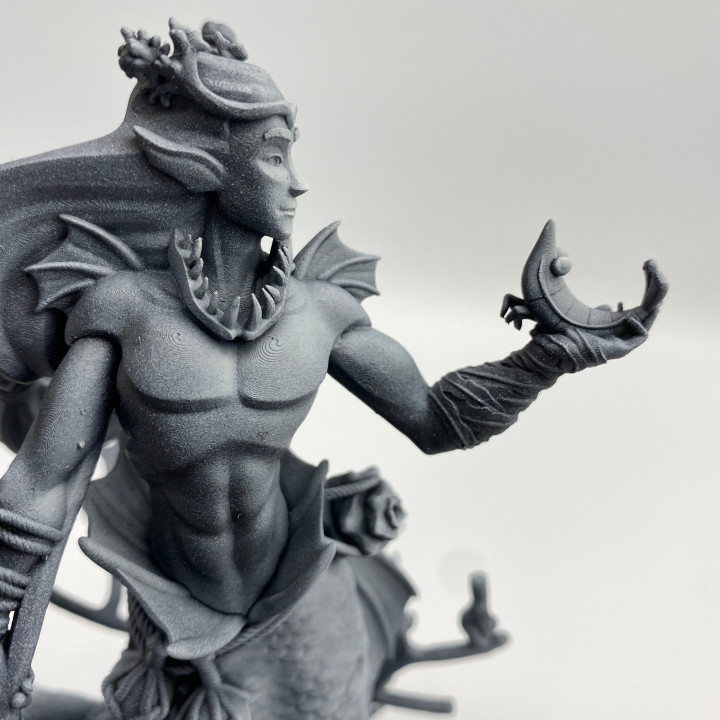 3D Printable Druid Merman by Kawna Minis