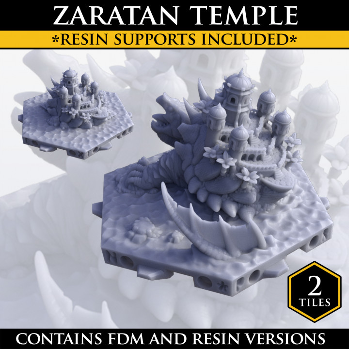 3D Printable Hexton Hills Zaratan Temple by Hexton Hills