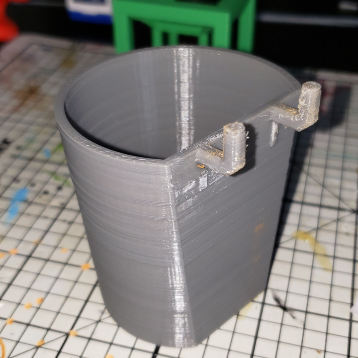 3D Printable Pegboard Tool/Pen Holder Cup by Tyler Martin