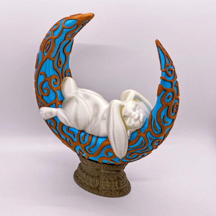 3D Printable Moon Rabbit by Jukka Seppänen