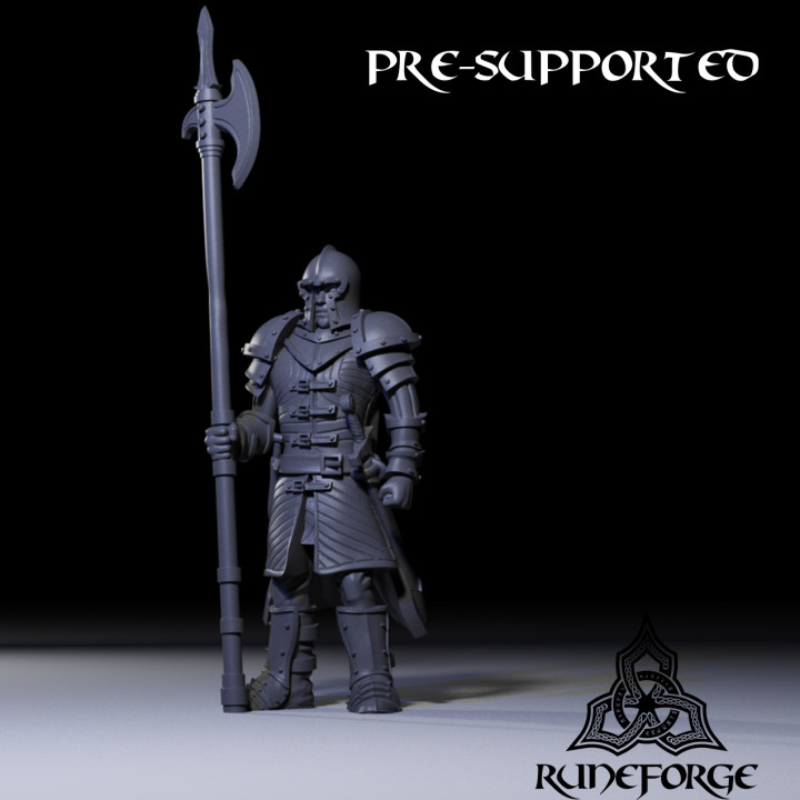 3D Printable City Guard Bundle by Runeforge Studios