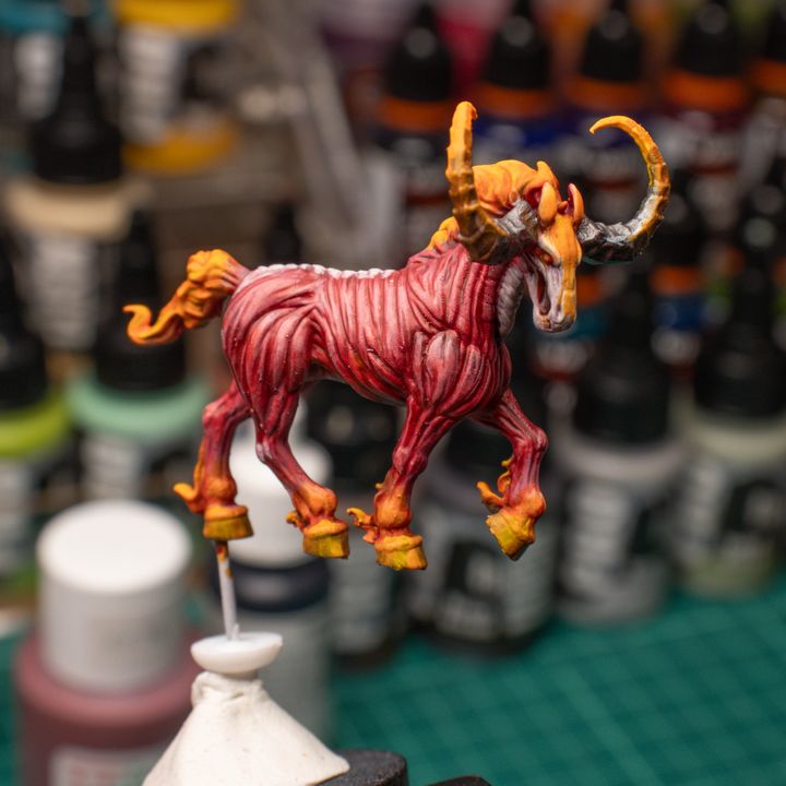 3D Print of Dread Steed Miniature - Pre-Supported by EpicsNStuffs
