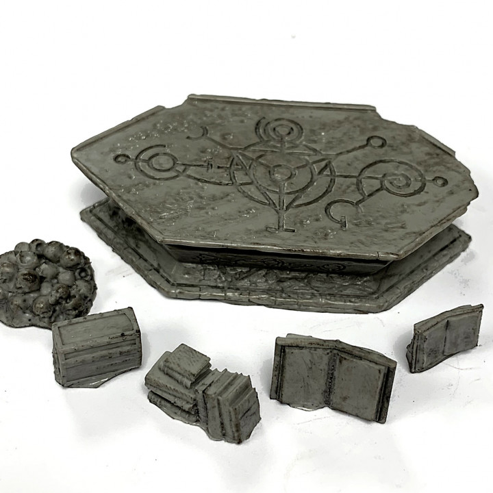 3D Printable LegendGames Necromancer Arcane Tables by Legend Games