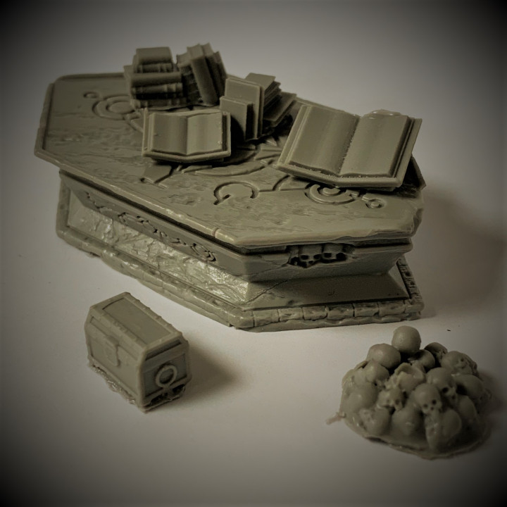 3D Printable LegendGames Necromancer Arcane Tables by Legend Games