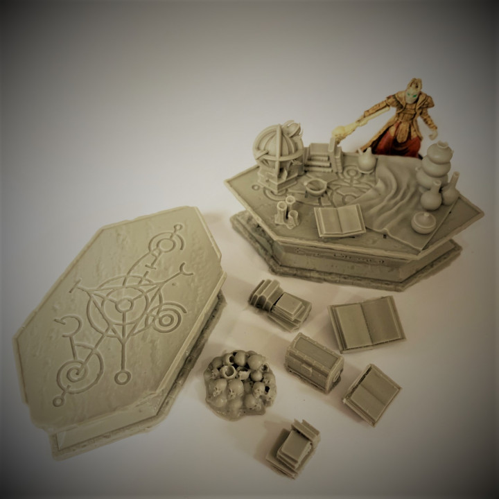 3D Printable LegendGames Necromancer Arcane Tables by Legend Games