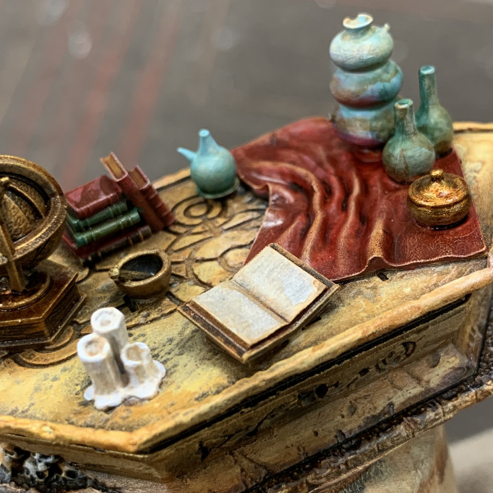 3D Printable LegendGames Necromancer Arcane Tables by Legend Games