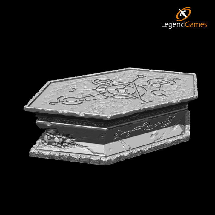 3D Printable LegendGames Necromancer Arcane Tables by Legend Games