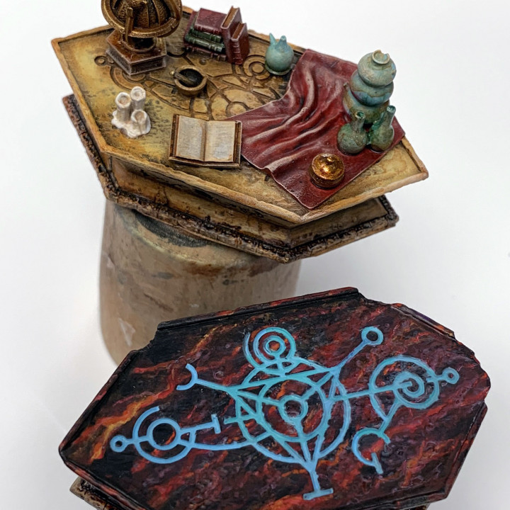 3D Printable LegendGames Necromancer Arcane Tables by Legend Games