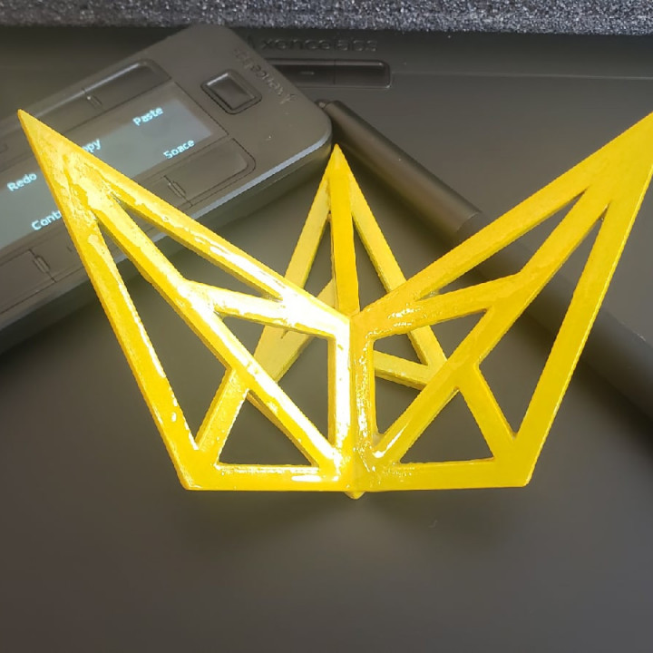 3D Printable Xencelabs Logo Butterfly by Frederico David Sena