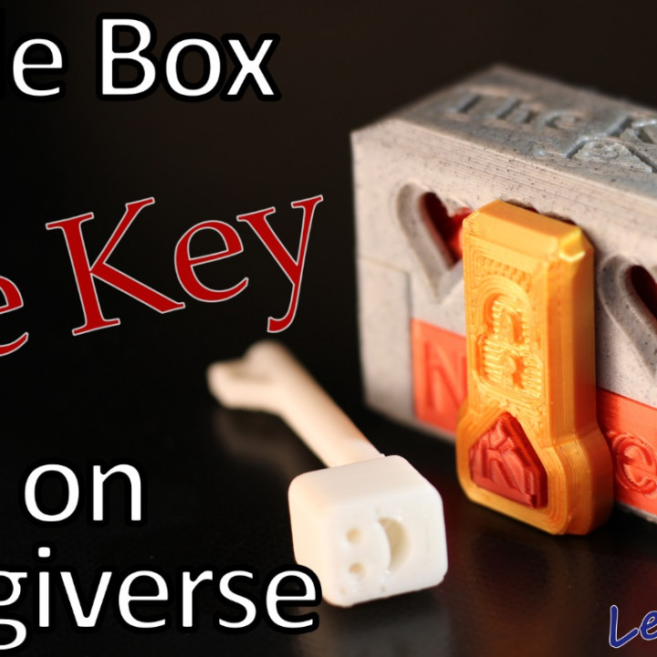 3D Printable The Key - Puzzle Box by Luke