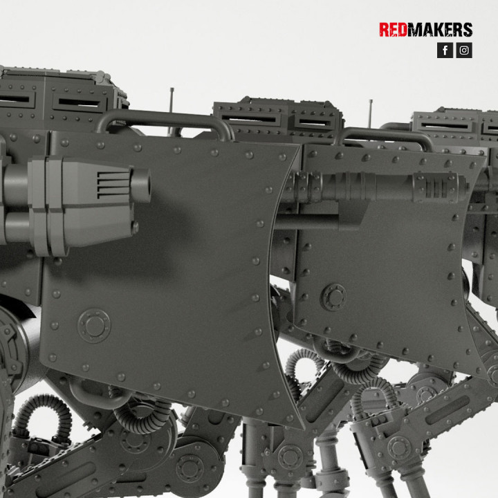 3D Printable Imperial military mech Heavy version by RedMakers