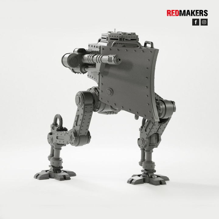 3D Printable Imperial military mech Heavy version by RedMakers