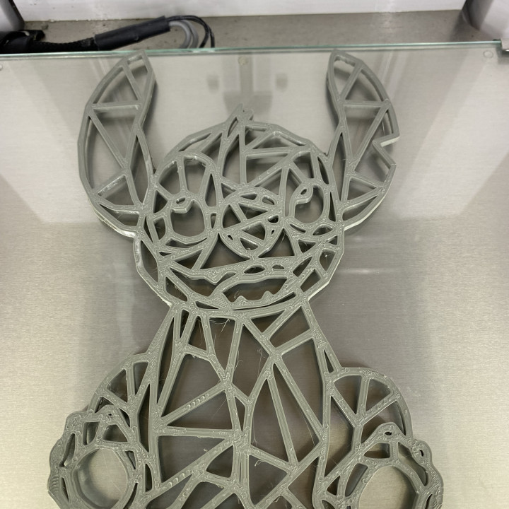 3D Printable Stitch (Disney) geometric by Idea Lab